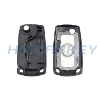 China 3 Buttons Keyless Smart Remote Car Key Case Colorful Replacement Remote Shell for sale