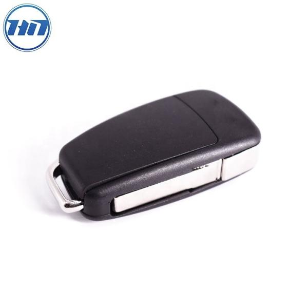 Quality Q7 A6 3 Buttons Flip Key Car Remote Replacement Smart Entry Car Key Case for sale