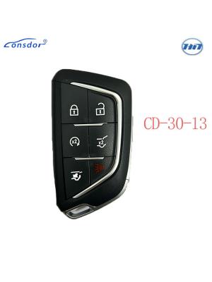 China Lonsdor Universal Smart key CADILLAC Style 3/4/5/6 Button Chip ID Frequency Adjustable Work with K518 KH100 KW100 for sale
