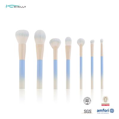 China 7PCS de Borstelsreeksen van de reis Kosmetische Make-up met Plastic Handvat Vriendschappelijke Eco Te koop