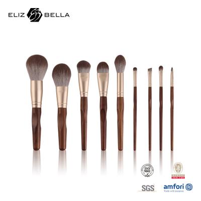 China Aangepaste Synthetische de Borstel Vastgestelde Veganist Vrije Vriendschappelijke Eco van de Haar Kosmetische Make-up Te koop