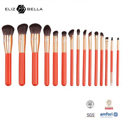 China 15pcs professionele make-up borstel aanpassing cosmetische make-up borstel set Te koop