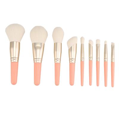 China Goat Hair Makeup Brush Set With Pouch For Professional Eyeshadow Application for sale