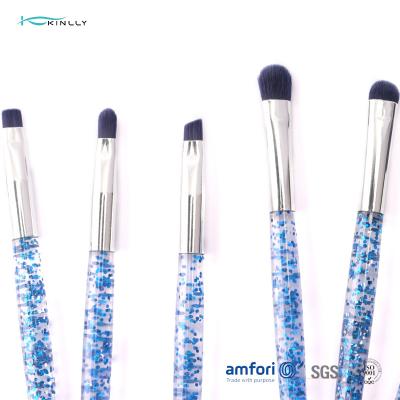 중국 10PCS 투명한 화장용 화장 솔은 소성 손잡이 화장용 메이크업 도구에서 설정했습니다 판매용