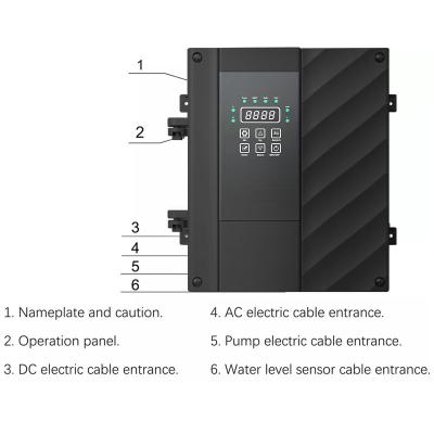 Cina Kit pompa per pozzi d'acqua a energia solare DC 400W Pompa solare sommergibile per pozzi profondi in acciaio inossidabile 24V in vendita