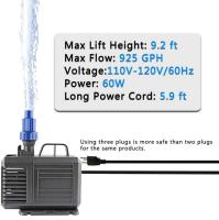 China FREESEA inline Water Pump For Hydroponic System 220V for sale