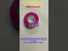 Tape électrique en caoutchouc de silicone résistant à la chaleur rouge pour la protection de l'isolation des câbles