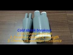 Vier Kern Isolierung Kalt schrumpfbar Kabel Breakout Stiefel Finger