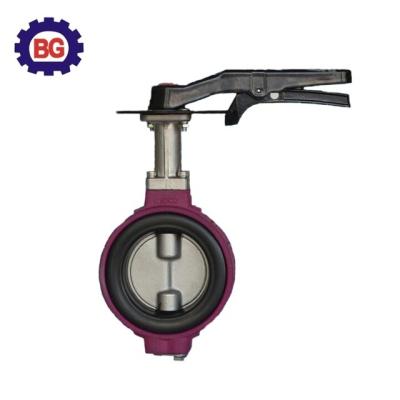 China Factory Direct Sale Aluminum Alloy Butterfly Valve with Handle for sale