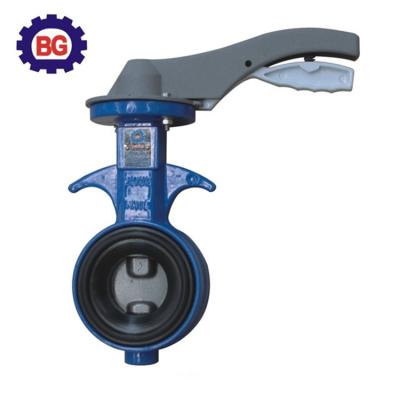 China Factory Direct Sale Wafer Type Ordinary Aluminum Alloy Butterfly Valve for sale