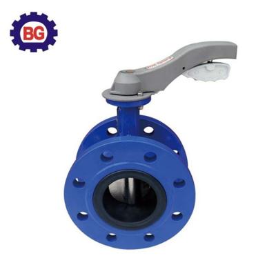 China Best Selling Factory Direct Sale Double Flanged Butterfly Valve with Handle for sale