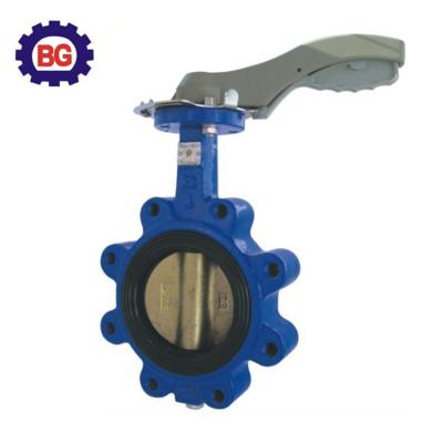 China Factory Direct Sale Cheap Price Lug Type Butterfly Valve with Handle for sale