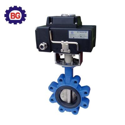 China Factory Direct Sale Electric Actuated Full Lug Type Butterfly Valve for sale