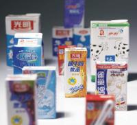 China 200ml Slim Aseptic Packaging Material For Milk / Juice Package (Multi Layers Laminated) for sale