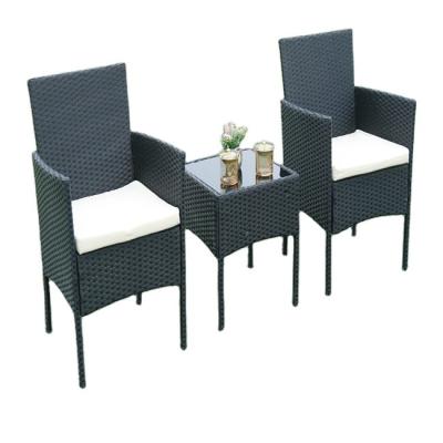Cina Set di sedie da tavolino in rattan da piscina / spiaggia con telaio in alluminio Ottomano Arredamento interno esterno di alta qualità in vendita