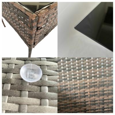 Cina Cina Fabbrica all'ingrosso Divano di Rattan Disegno impermeabile Divano Indoor Outdoor Divano Tavolo Poltrona Tavola da pranzo Settore di mobili ottomani in vendita