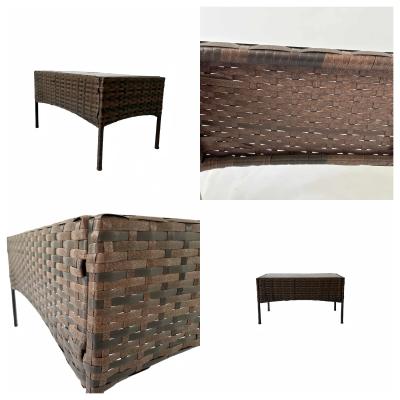 Cina Cina Fabbrica all'ingrosso Divano di Rattan Disegno impermeabile Divano Indoor Outdoor Divano Tavolo Poltrona Tavola da pranzo Settore di mobili ottomani in vendita