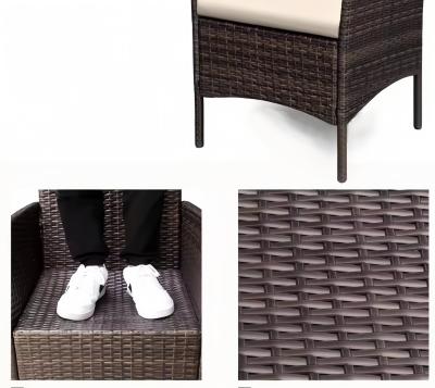 Cina Cina Fabbrica all'ingrosso Divano di Rattan Disegno impermeabile Divano Indoor Outdoor Divano Tavolo Poltrona Tavola da pranzo Settore di mobili ottomani in vendita