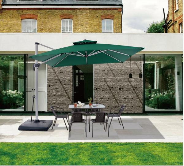 Quality ODM OEM Big Size Square Patio Umbrella Large Solar Umbrella Outdoors Hotel for sale