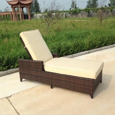 Cina Sedile a cuscino per lettini di giardino esterno regolabile piscina da spiaggia di rotino in vendita