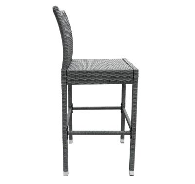 China Vintage High Wooden Black Metal Bar Stool Set Of 4 Chair School Gym Workshop Home Bar for sale