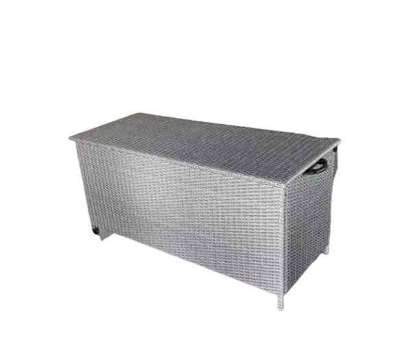 Casa Spazio interno ed esterno giardino cuscino portabagagli mobili di rotino Scatola di stoccaggio esterno Rattano tessuto impermeabile