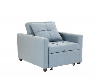 China Modern Outdoor Convertible Sofa Bed Chair Adjustable Backrest 3-In-1 Pull Out for sale