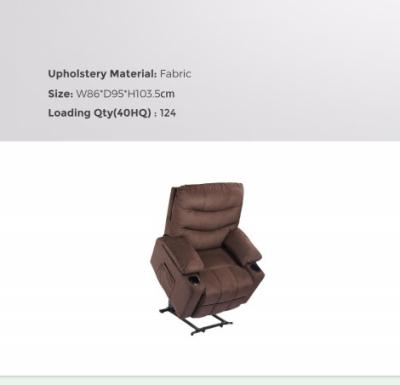 Cina 103.5CM Moderno Regolabile Electric Recliner Leisure Fabric Furniture Anziani in vendita