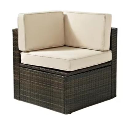 China Outdoor Wicker Rattan Sofa Set Rattan Chair Sectional Cushion Lawn Garden Furniture for sale
