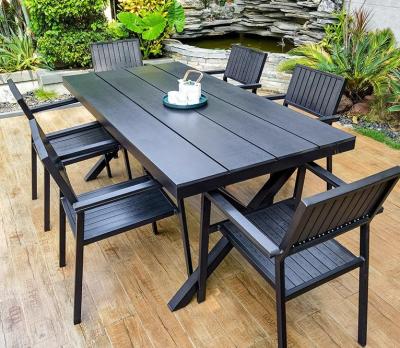 Cina Modern Cafe Shop Garden Sillas impermeabili De Comedor Appoggio per braccio in metallo Sedie in alluminio fuso Mobili per patio interno esterno in vendita
