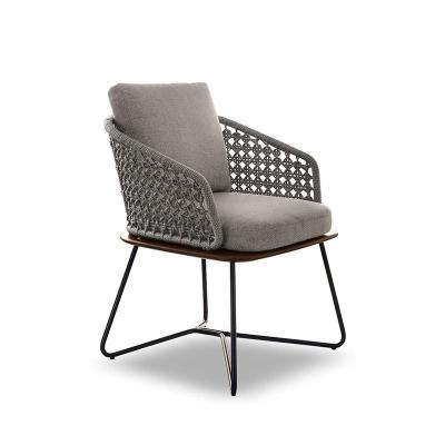 Cina Divano esterno nordico, set di divani in rattan in teak per cortile, divano di vimini per villa, mobili esteri per giardini all'aperto in vendita