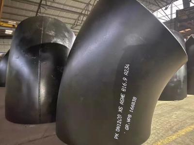 China 8" 1.5d 90 Degree Steel A234 Elbow Wpb Black Painting Welded Pipe Fitting for sale