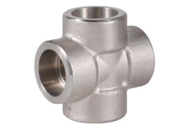 中国 造られるASME B16.9 SS304 SS316の十字の管付属品の突合せ溶接の十字 販売のため