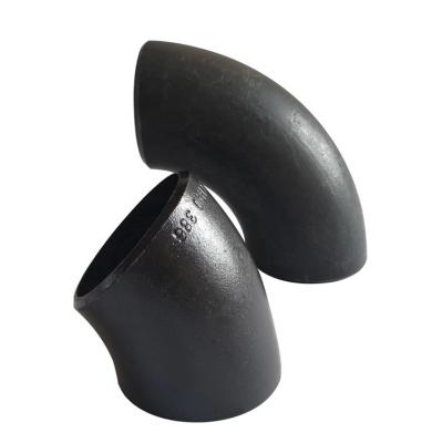 中国 SCH10 SCH20の炭素鋼45度の鋼管の肘の手すりの同輩の男性の管の肘 販売のため