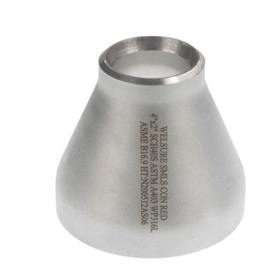 Cina Accessori per tubi saldati 2-25mm del PED di iso 2" X4» 304 riduttore concentrico di 316L ss in vendita