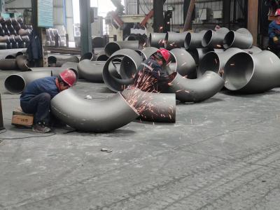 중국 DN10~DN1200 1.5D 용접관 맞춤 MS 대곡 엘보 STD 90 도 판매용