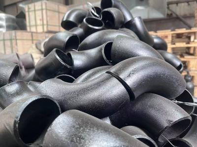 중국 DN10~DN1200 1.5D 용접관 맞춤 MS 대곡 엘보 STD 90 도 판매용