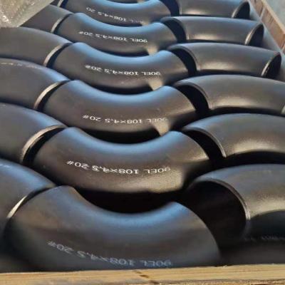 China 1" Astm Wpb 16" Mild Steel Pipe Bends Hot Galvanized Sch10 for sale