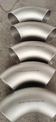 中国 ポリッシュ/サンドブラスト 2 ステンレス鋼エルボ曲げ継手 販売のため