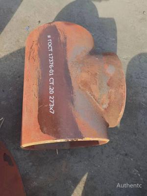 中国 喧騒の化学適用のための標準的な炭素鋼の肘のティー 販売のため