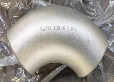 Cina Gomito lungo Sch20 Sch40 Sch80 Ss321 di acciaio inossidabile del raggio di BACCANO a 8 pollici in vendita
