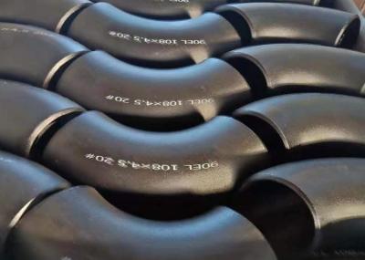 中国 継ぎ目が無いAstm A234 Wpbの炭素鋼の管の肘の黒は1/2のインチに電流を通した 販売のため