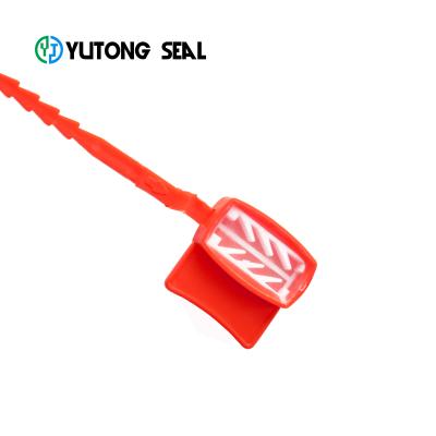 China Disposable plastic pull tight security seals for sale