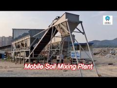 500T/H Mobile Soil Mixing Plant For Bridges Construction Easy Installation