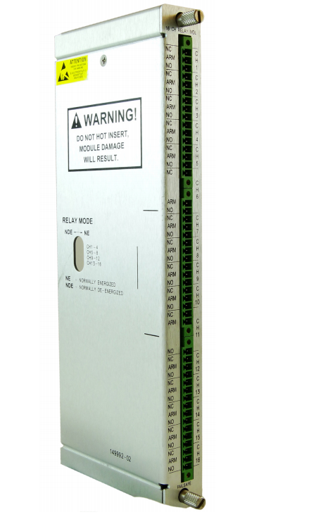 Bently Nevada 3500/33 16-Channel Relay Module front view