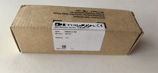 P+F NBN40-U1-E2 inductive sensor dimensions