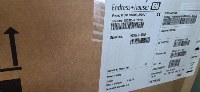 Endress+Hauser Proline Promag W 300 Electromagnetic Flowmeter