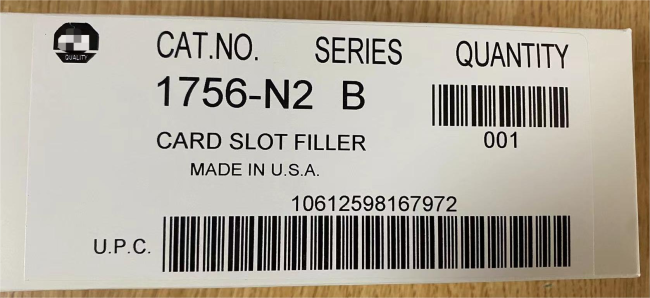 AB ControlLogix 1756-N2 Empty Slot Cover Module