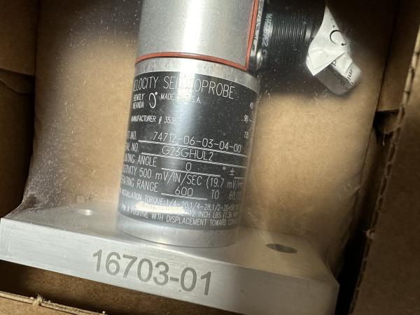 Quality 74712-06-03-04-00 Bently Nevada Seismoprobe Velocity Transducers for sale