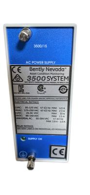 China 3500/15 Universal AC Bently Nevada Power Supply 85-264V 106M1079-01 for sale